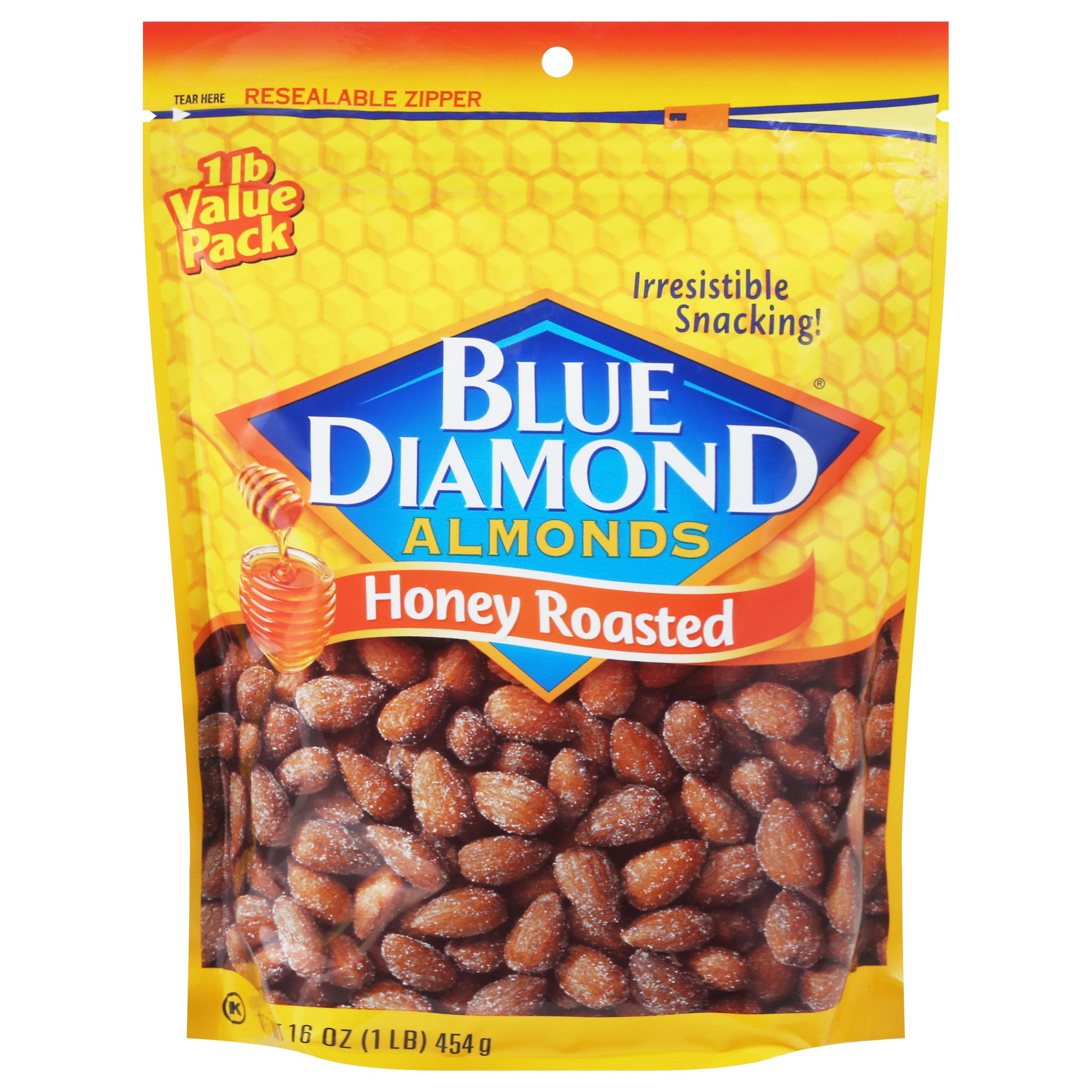 Blue Diamond Honey Roasted Almonds - 16 oz (Packaging May Vary ...