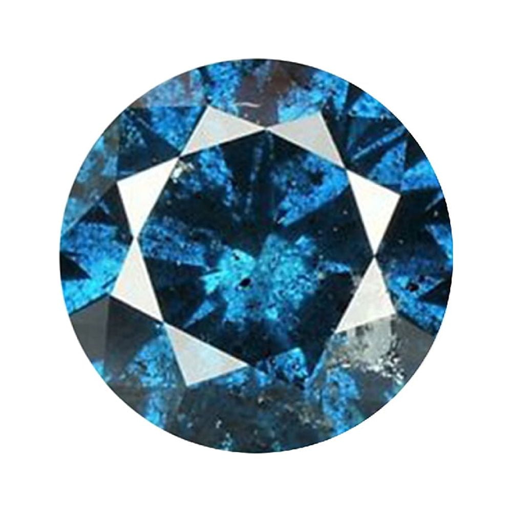Blue Diamond Round-cut replacement Diamond rings for women Tester ...