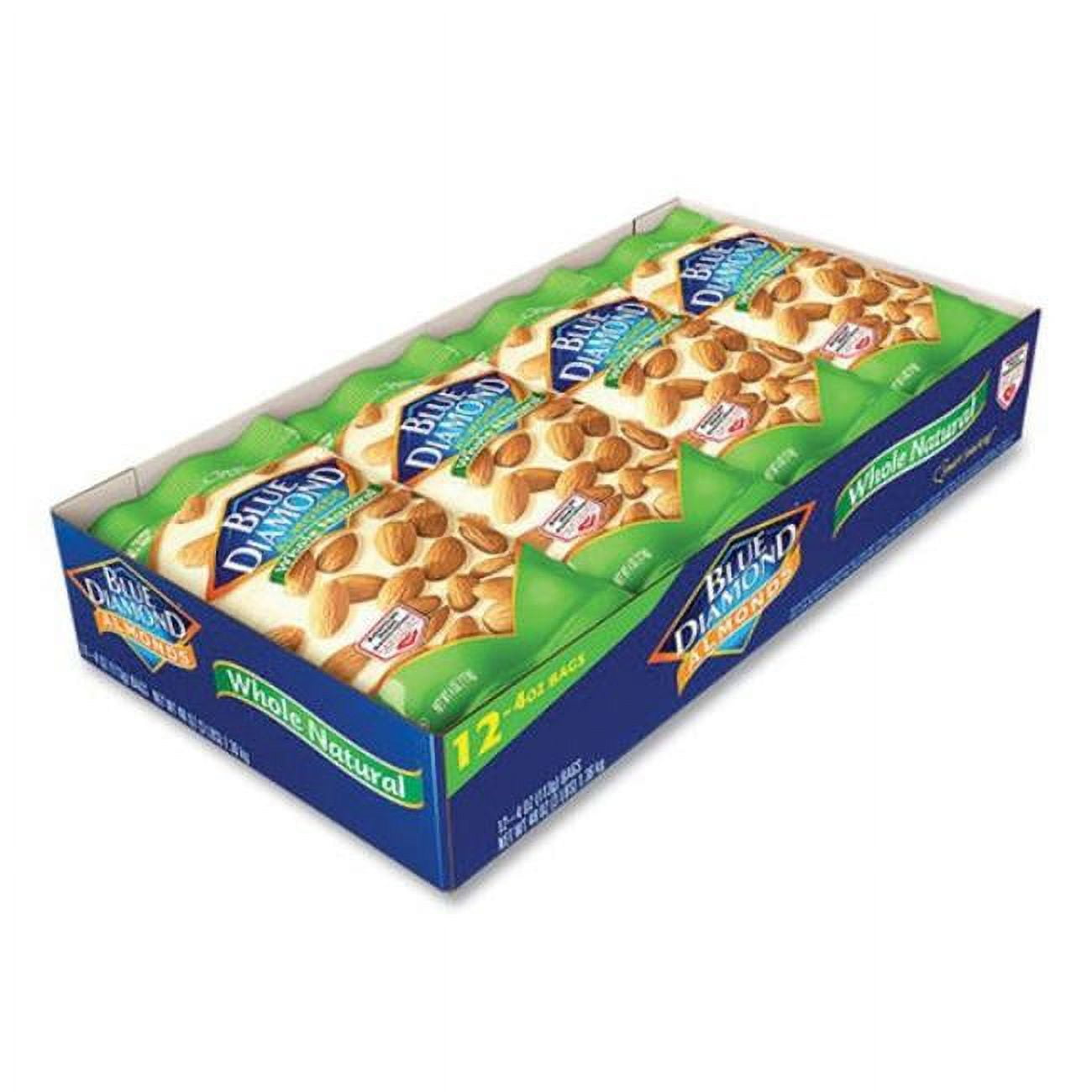 Blue Diamond® Whole Natural Almonds, 4 Oz Bag, 12 Bags/box BLU11025 ...