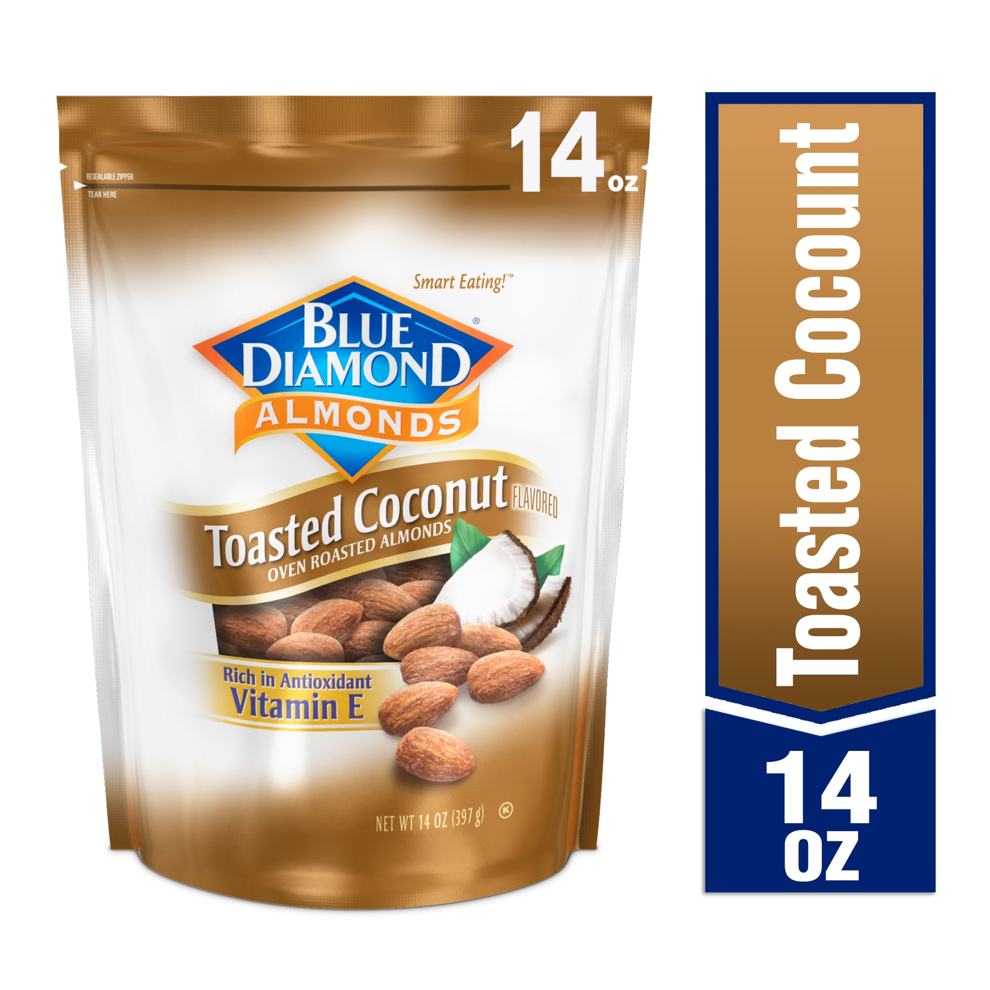 Blue Diamond\xc3\x82\xc2\xae Almonds Toasted Coconut Oven Roasted ...