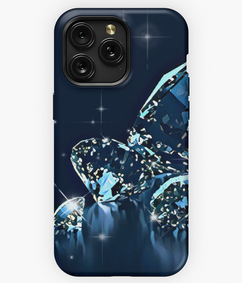 Blue Diamonds Gemstone Crystal Jewel Graphic Art A10107 Phone Case for ...