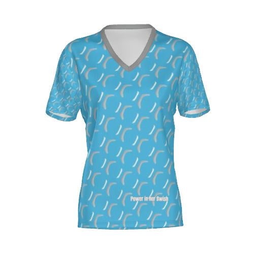 Blue Dimples SS V-Neck Golf Tee - Walmart.com