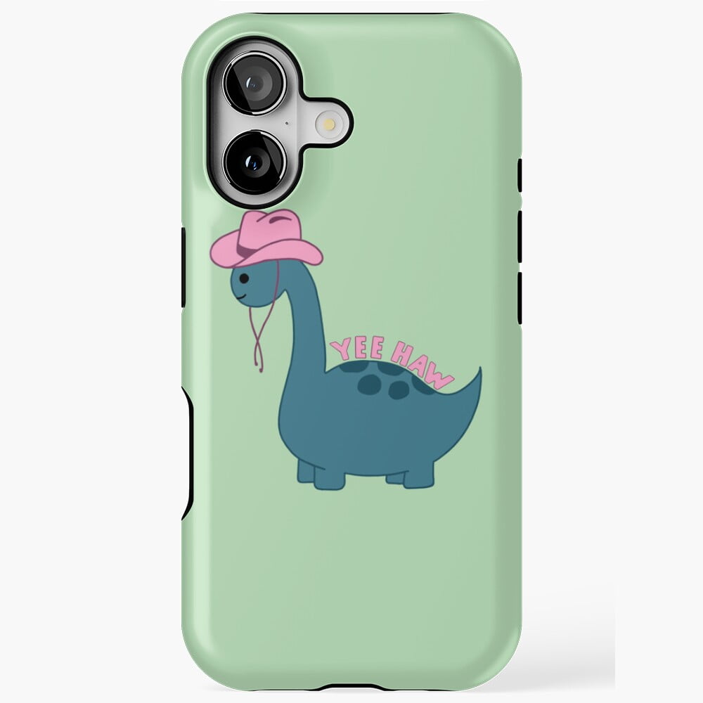 Blue Dinosaur Wearing Cowboy Hat Funny Yee Haw Cartoon for 11 12 13 14 ...
