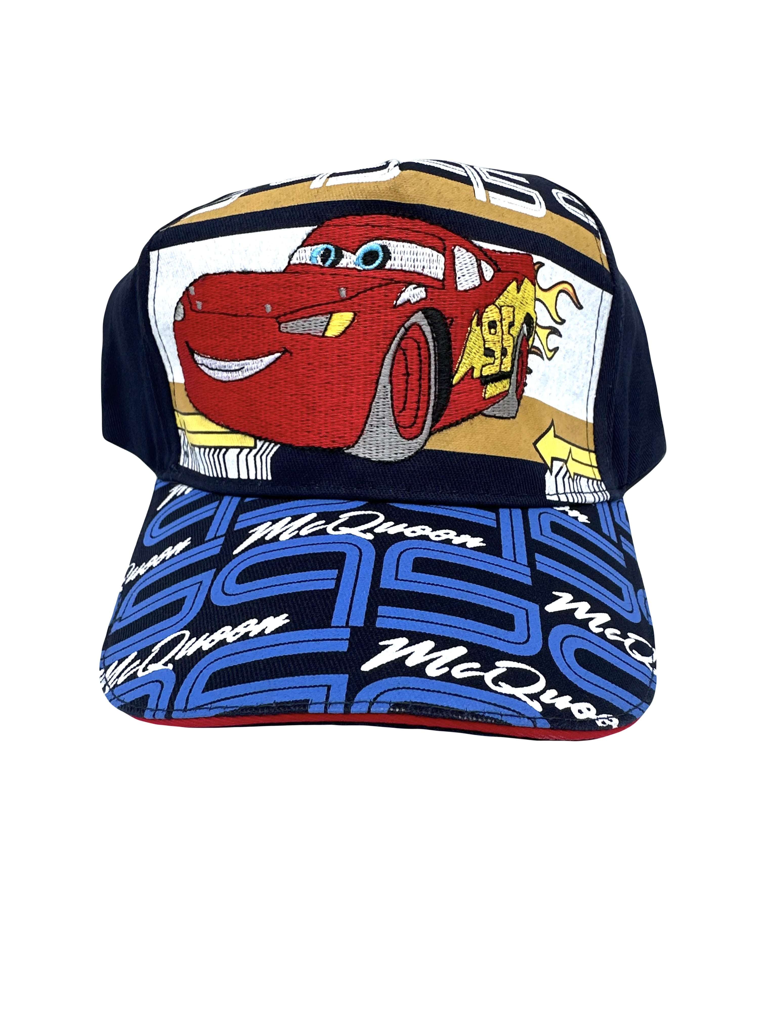 Blue Disney CARS hat kids cap with velcro closure back - Walmart.com