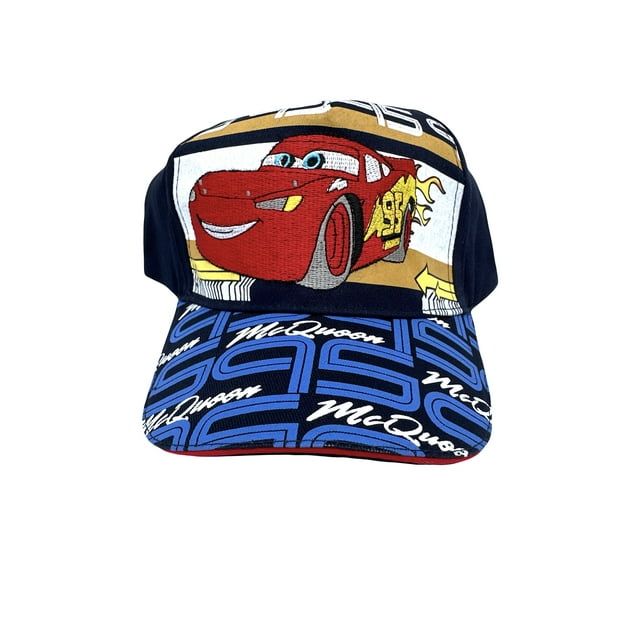 Blue Disney CARS hat kids cap with velcro closure back - Walmart.com