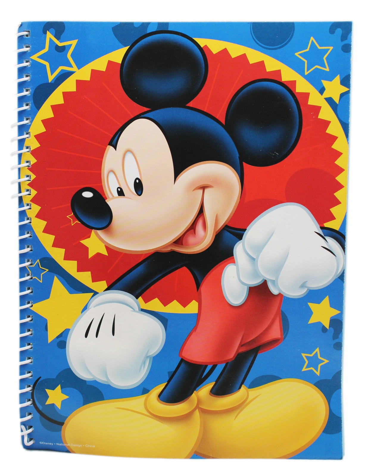 Blue Disney's Mickey Mouse Notebook - Super Star Mickey - Walmart.com
