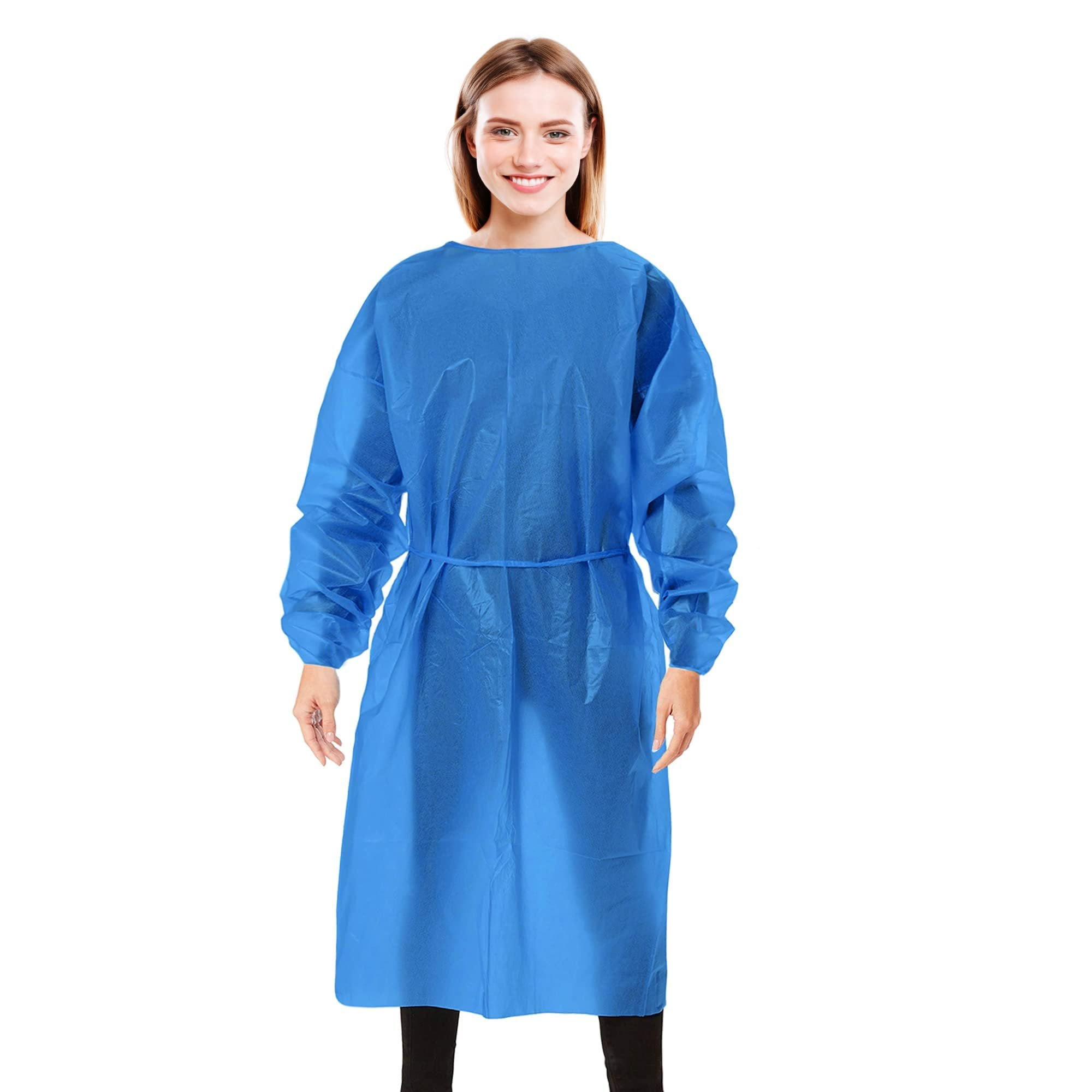 Disposable PP + PE Unisex Surgical Gowns Large, 10 Count - Walmart.com