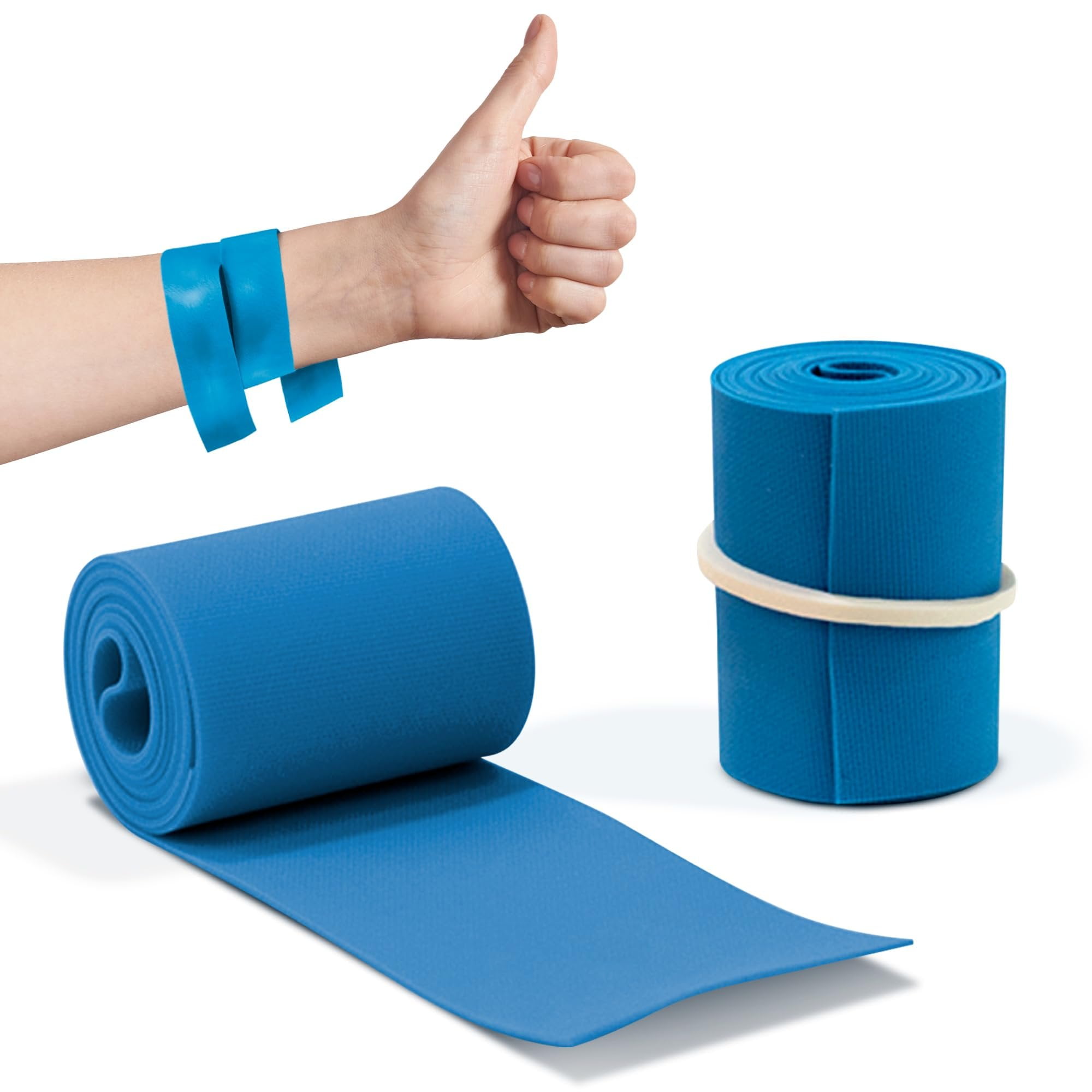 Blue Disposable Tourniquet, 3/4 x 18 Inch. Pack of 125 Emergency ...