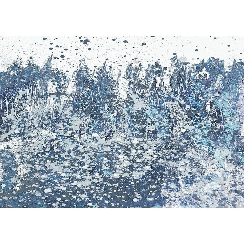 Blue Distant Slashes by Andy Beauchamp Poster Print - Walmart.com