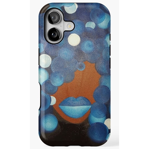 Blue Diva Glam Artistic Fashion Portrait Art Phone Case for iPhone 11 ...