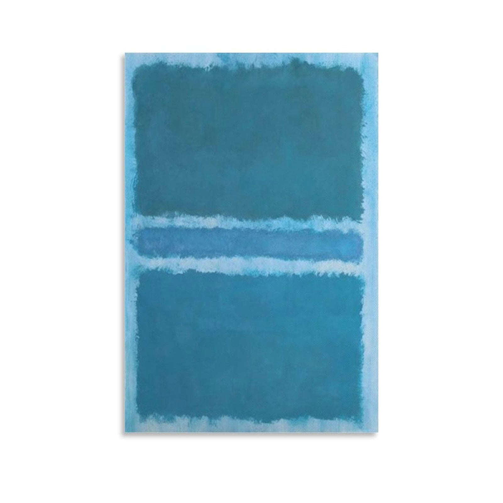 Blue Divided by Mark Rothko Painting Poster Room Aesthetic Poster Print ...