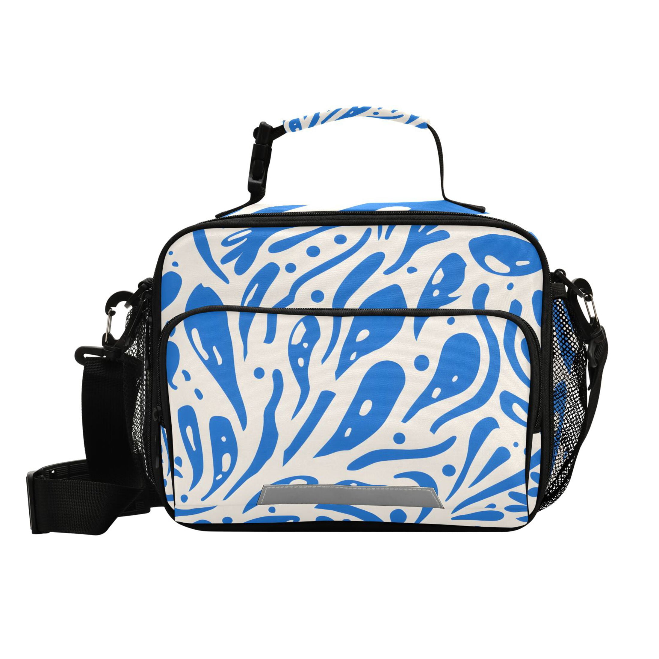 Blue Doddle Graffiti Insulated Lunch Bag Portable Cooler Bag Mommy Bag ...
