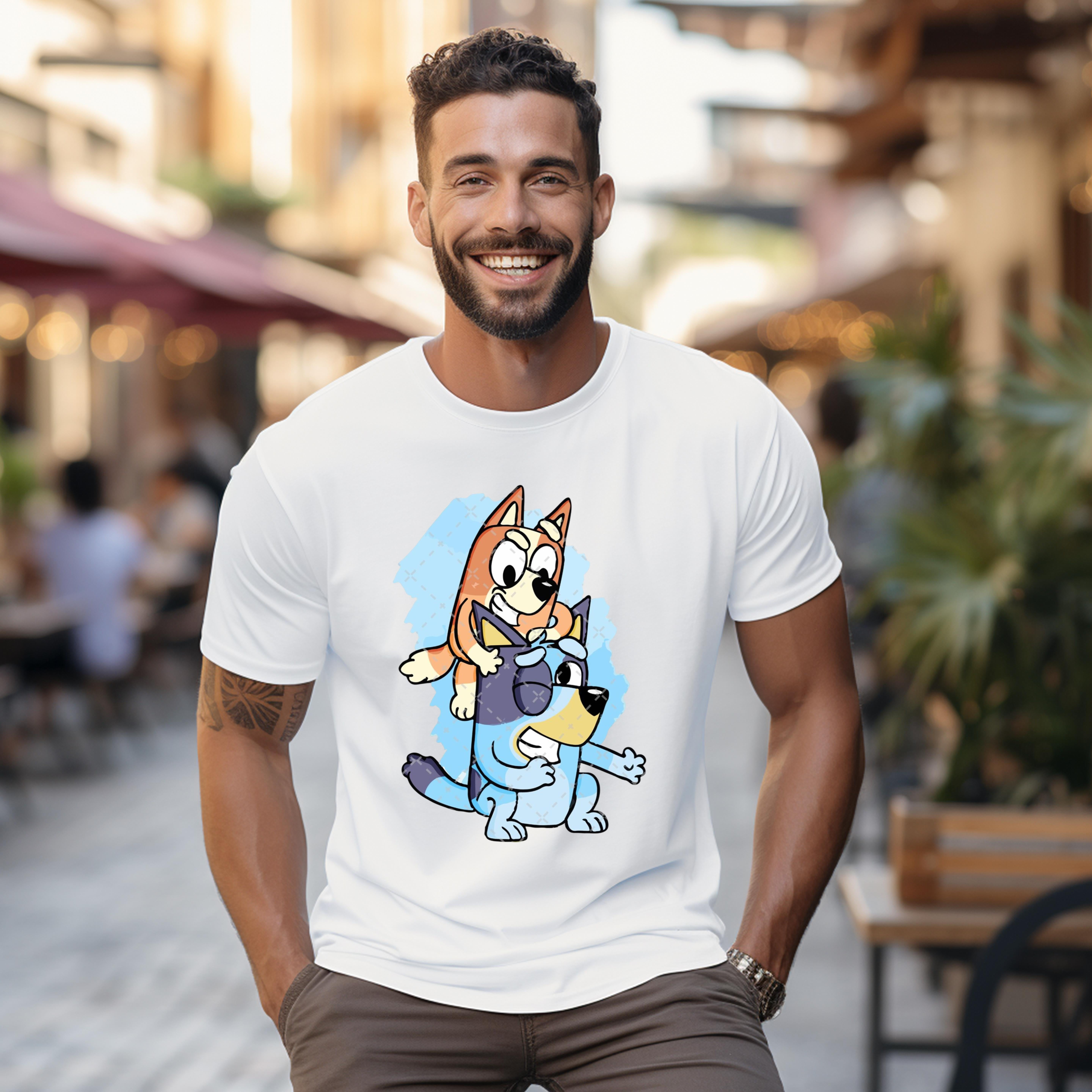 Blue Dog & Bingo Shirt/Sweatshirt/Hoodie , Valentine’s Day Digital ...