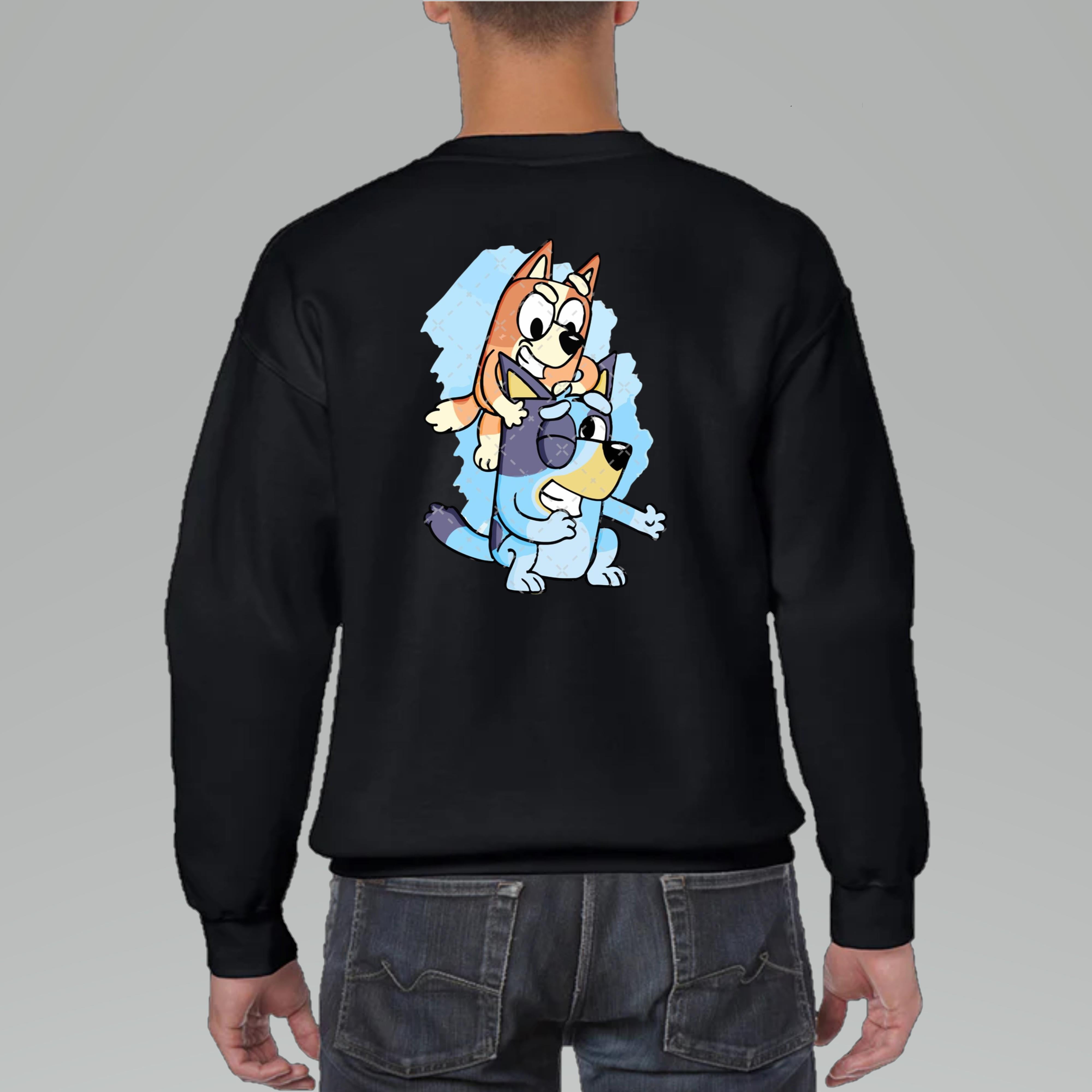 Blue Dog & Bingo Shirt , Valentine’s Day Digital Design, Happy Blue Dog ...