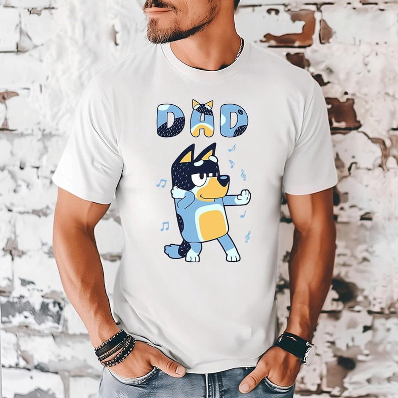 Blue Dog Dad, Blue Dog Shirts , Busy Dad tee, Funny Dad Life Shirts ...