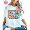 Blue Dog Family Shirt My Emotions In A Day Shirt Family Shirts Cartoon ...