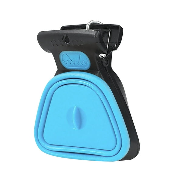 Blue Dog Poop Bag Set With Feces Remover, Blue Plastic Design And ...