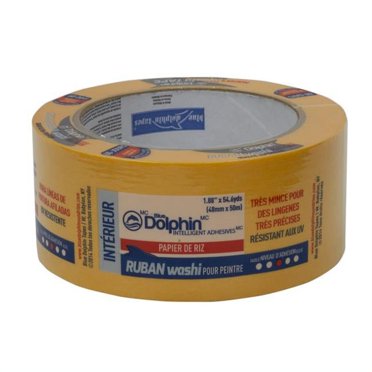 Blue Dolphin Painter'S Tape, 1-1/2 In., Blue, 1.41 In. X 60 Yd., 4 ...