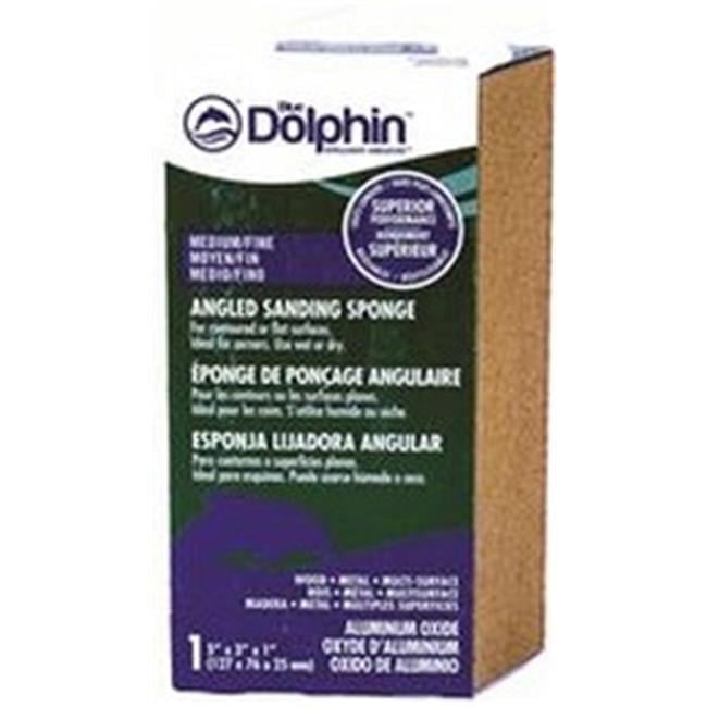 Blue Dolphin Dual Angle Sanding Sponge - Medium & Fine - Carded ...