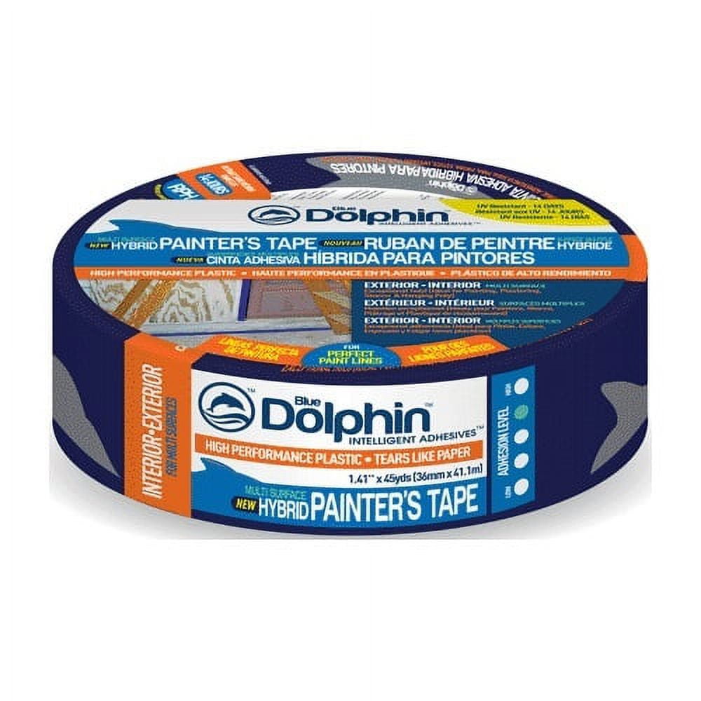Blue Dolphin TP EXT S 0150 Smooth Surface Exterior Tape 45 yd L 1.41 in ...