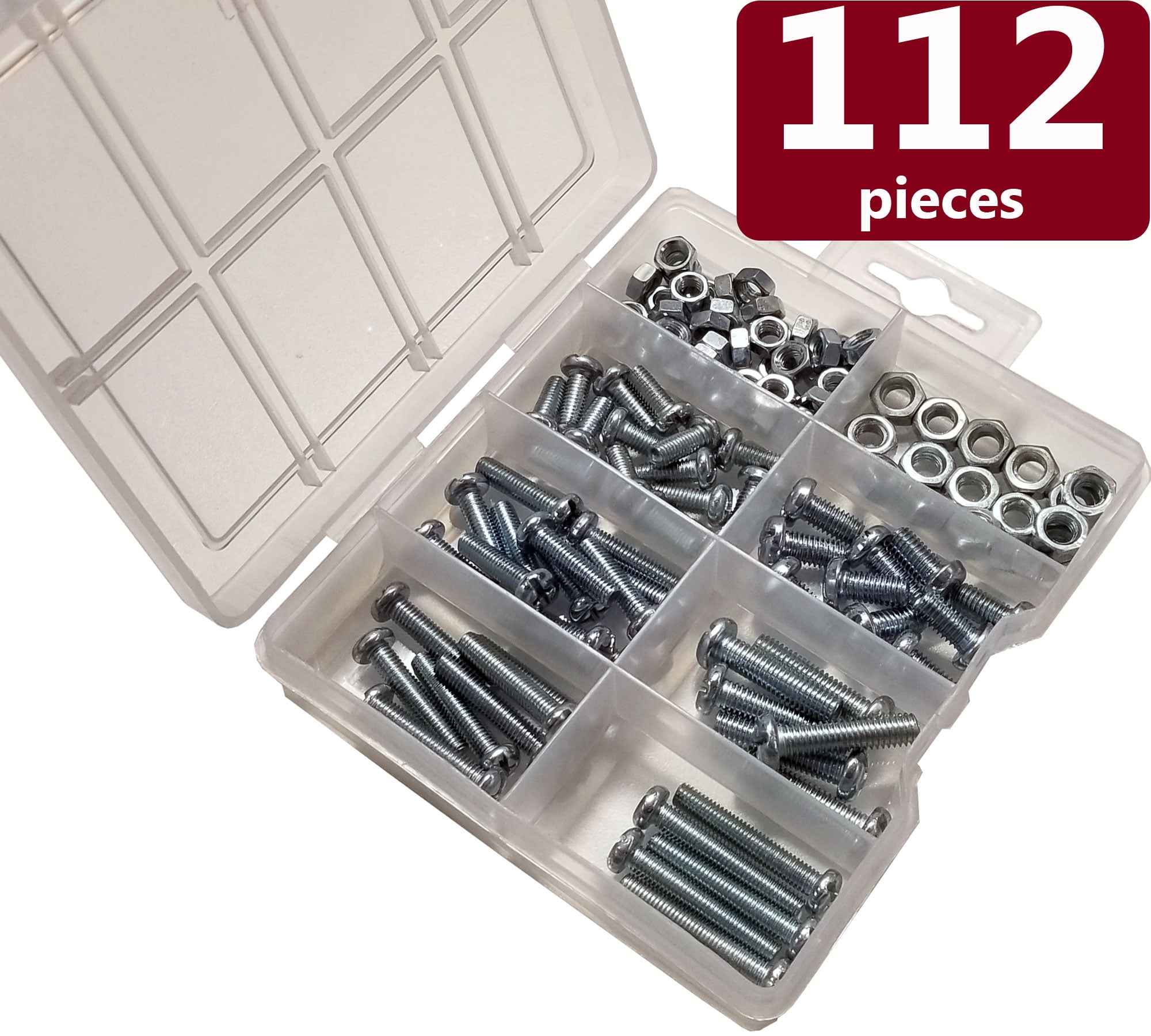 Blue Donuts Machine Screws Assortment Kit with Head Nuts Screwdriver ...