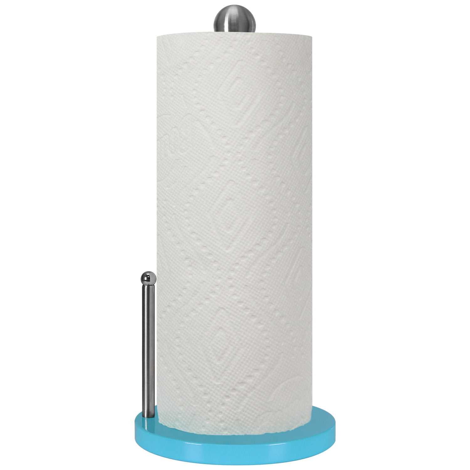 Turquoise Countertop Paper Towel Dispenser, Weighted Base, Kitchen Rack ...