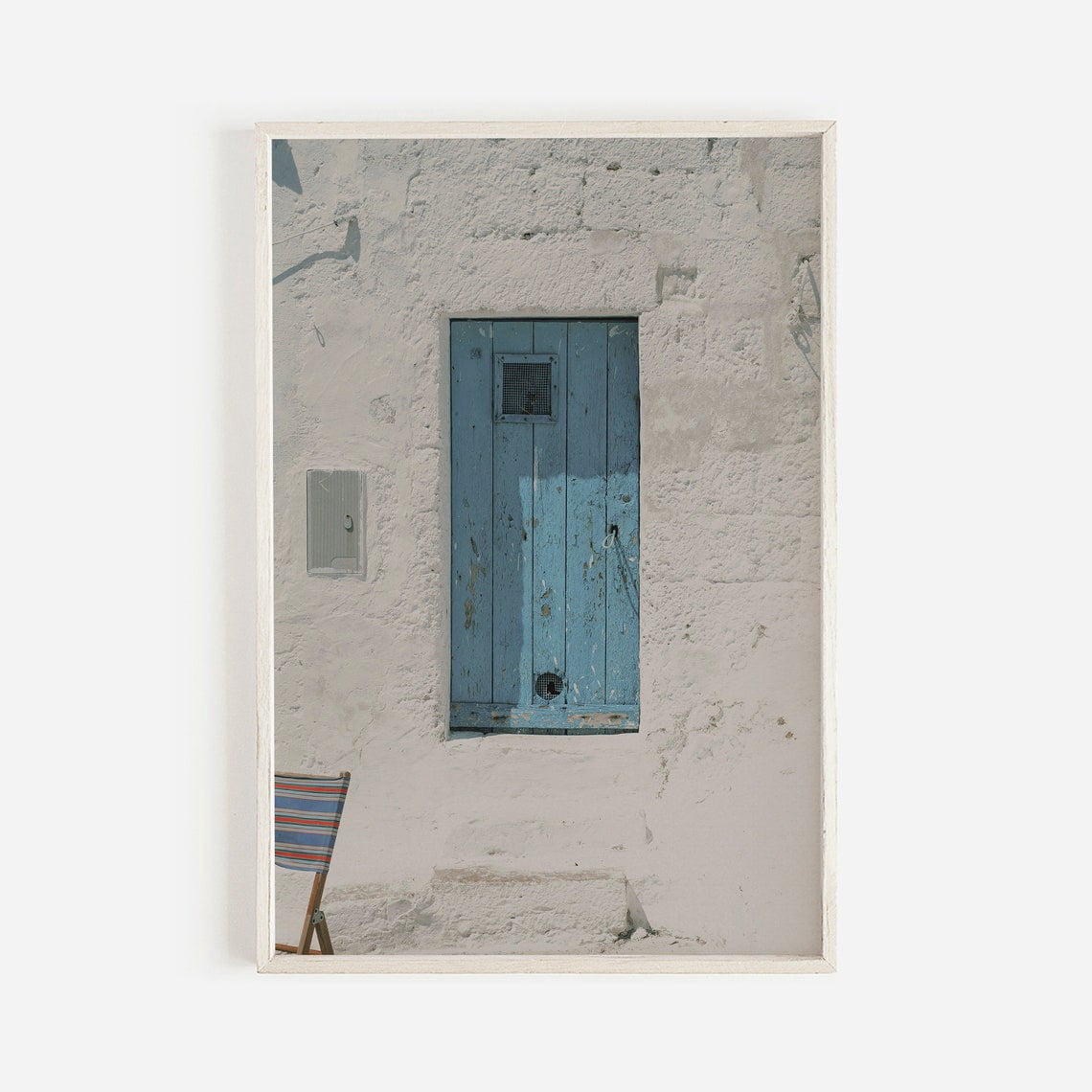 Blue Door In Italy Print, Italy Wall Art, Blue & White Poster, Italy ...