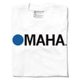 Blue Dot Omaha Text Logo TShirt Trending Tee Best Gift Shirts - Walmart.com