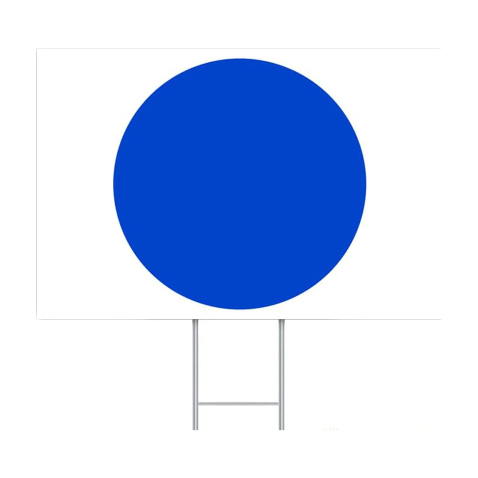 Blue Dot Yard Sign Double Sided Political Decor, Democrat Blue Wave ...