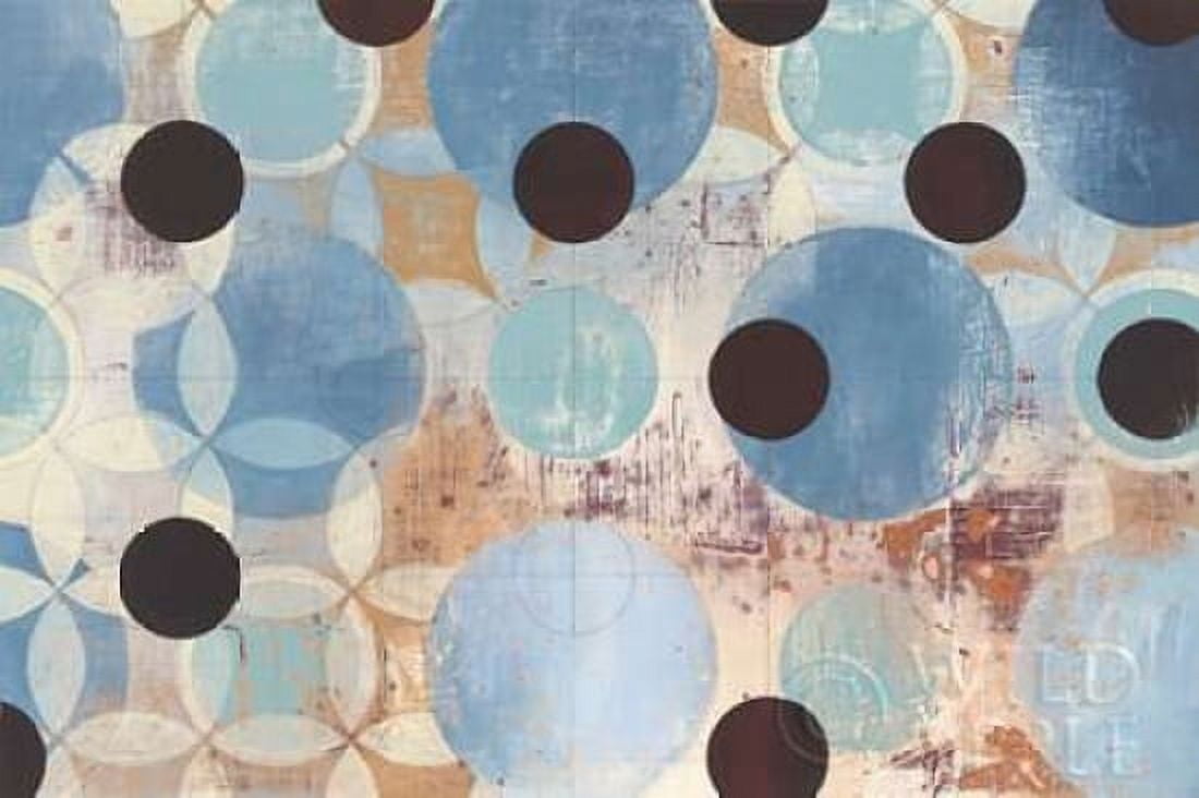 Blue Dots Poster Print by Kathrine Lovell (24 x 36) - Walmart.com