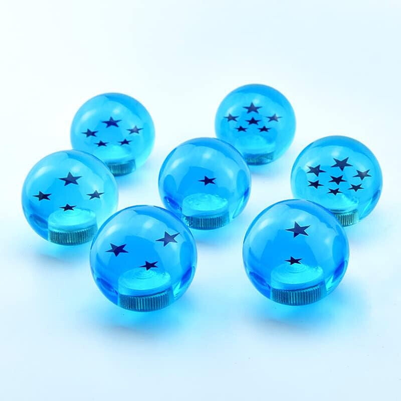 Blue Dragon Ball Z Star Shift Knob Universal Gear Shifter Head with 3 ...