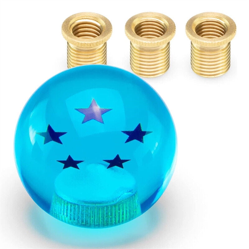 Blue Dragon Ball Z Star Shift Knob Universal Gear Shifter Head with 3 ...