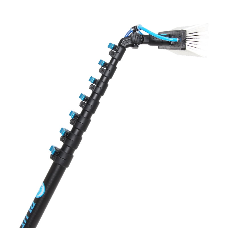 Blue Dragon Carbon Fiber Waterfed Pole - Complete (47ft/14.3m ...
