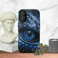 Blue Dragon Eye Mythical Scale Phone Case for 17 16 15 14 13 12 11 Pro ...