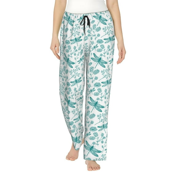 Blue Dragonfly Women's Comfy Pajama Pants with Pockets,Soft Stretch Drawstring Lounge Pants ...