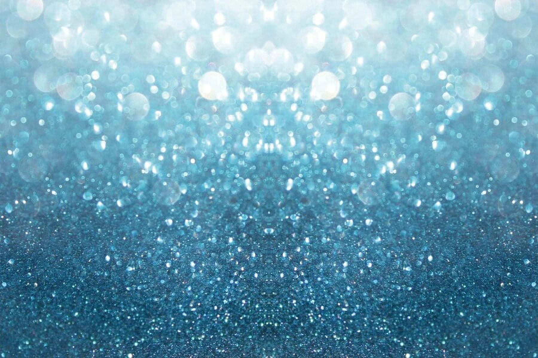 Blue Dream Light Bokeh Backdrop Glitter Spots Abstract Starry Baby Shower Kids Birthday Portrait ...