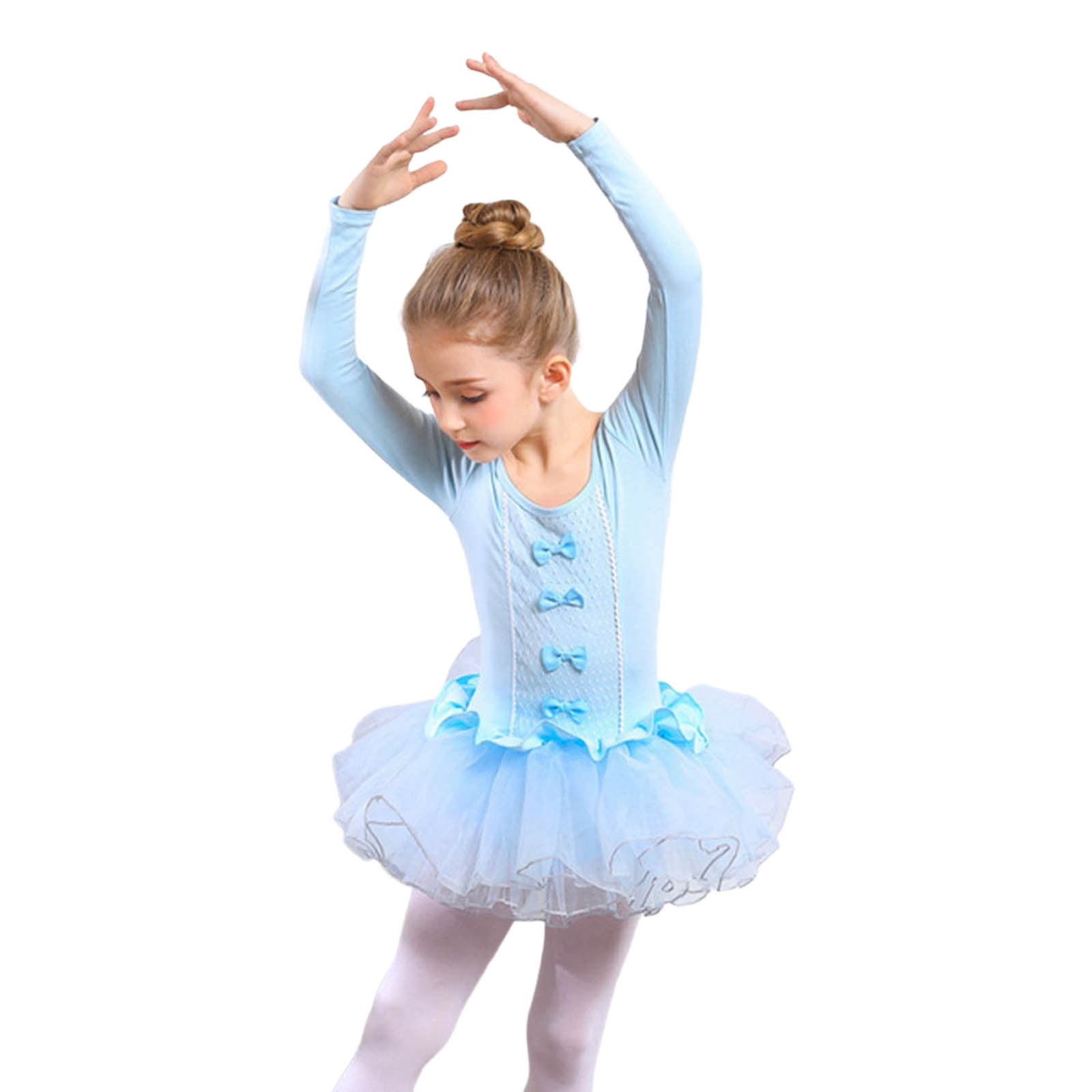 Blue Dresses for Girls Classical Ballet Practice Tutu Dance Recital ...