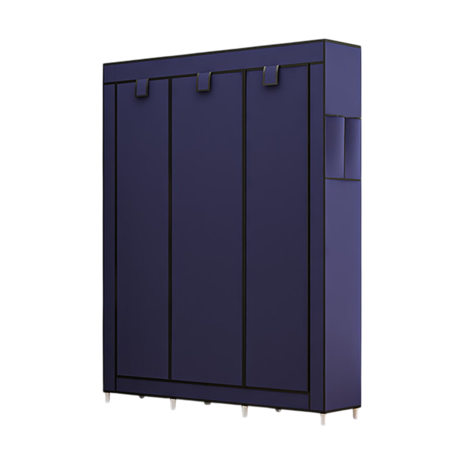 Blue Dustproof Closet Wardrobe Multifunctional Fabric Storage Cabinet ...