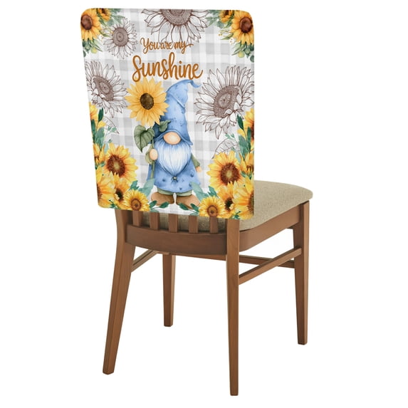 Blue Dwarfs Chair Back Covers Set of 8 You Are My Sunshine Sunflower ...