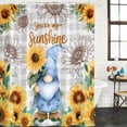 Blue Dwarfs Shower Curtain, You Are My Sunshine Sunflower Spring Plant ...