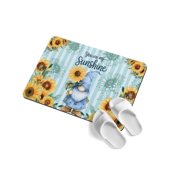 Blue Dwarfs Soft Diatomaceous Earth Mat, You Are My Sunshine Sunflower ...