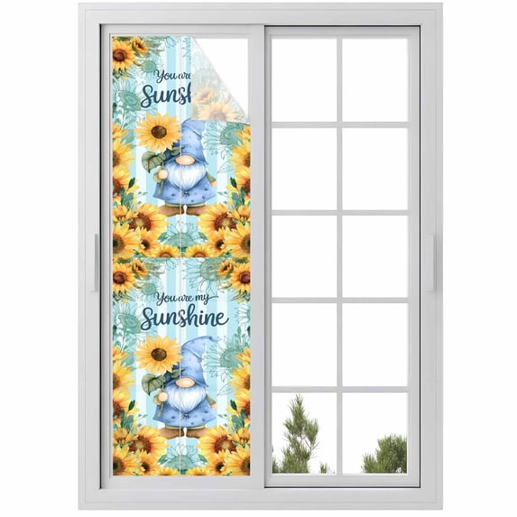 Blue Dwarfs Window Privacy Film, You Are My Sunshine Sunflower Spring ...