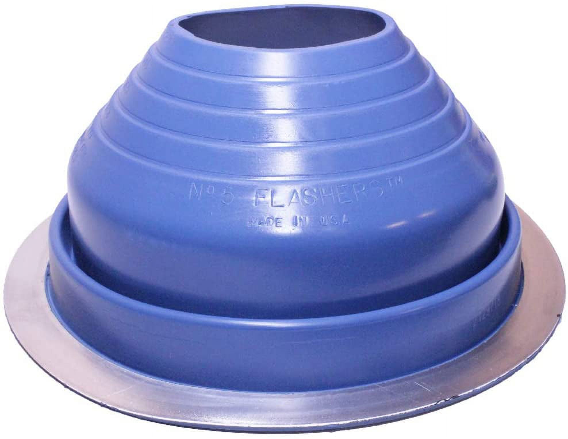 Blue EPDM Flexible Roof Jack Pipe Boot Metal Roofing Pipe Flashing ...