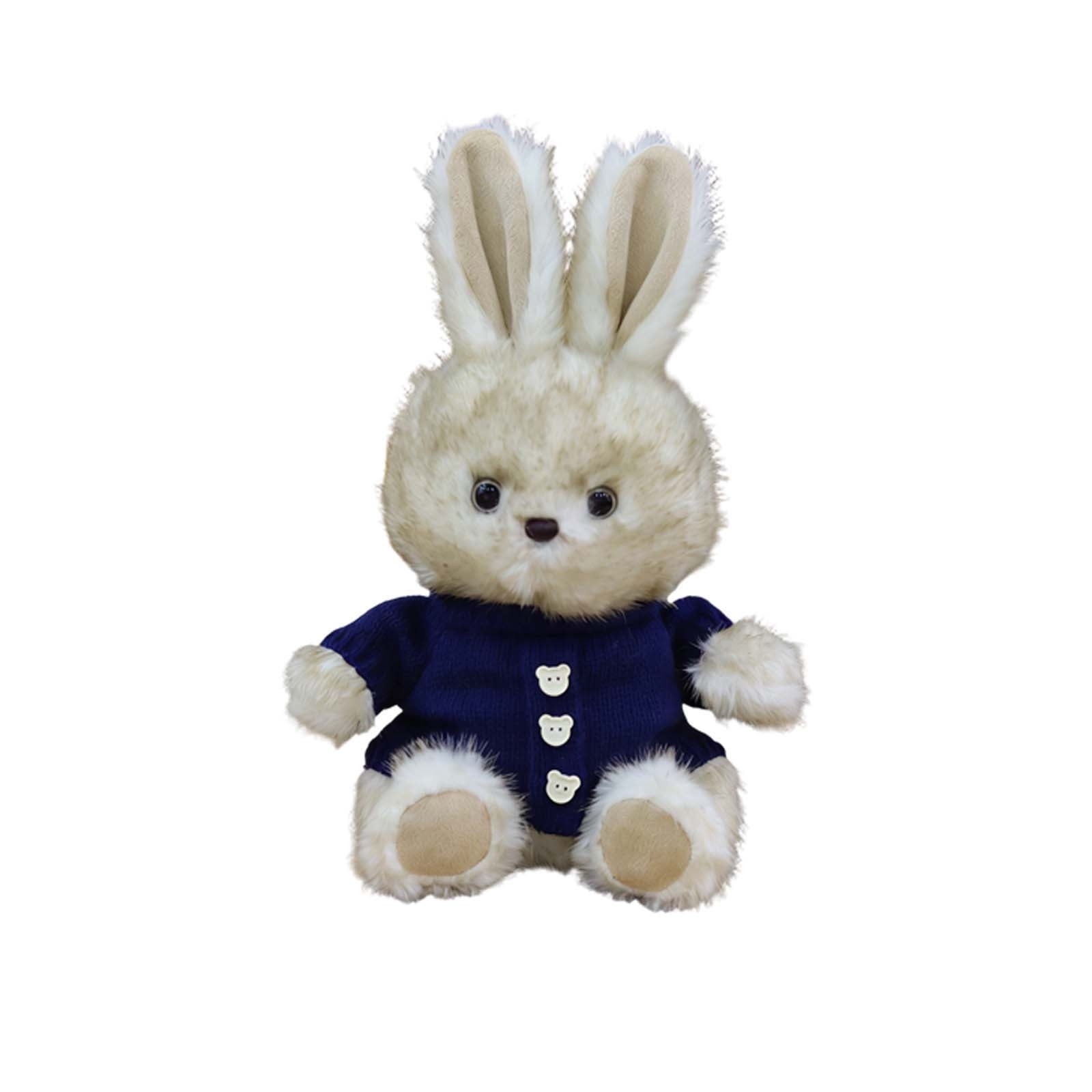 Blue Easter Cute Creative Bunny Series Plush Stuffed Animal Ornament ...
