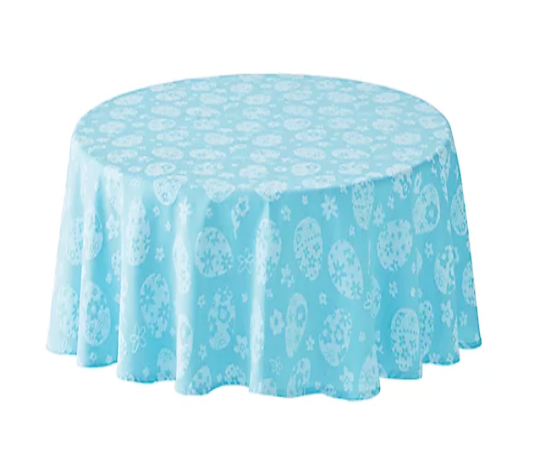 Blue Easter Egg Tablecloth Woven Fabric for Spring Easter Liberty (70 ...