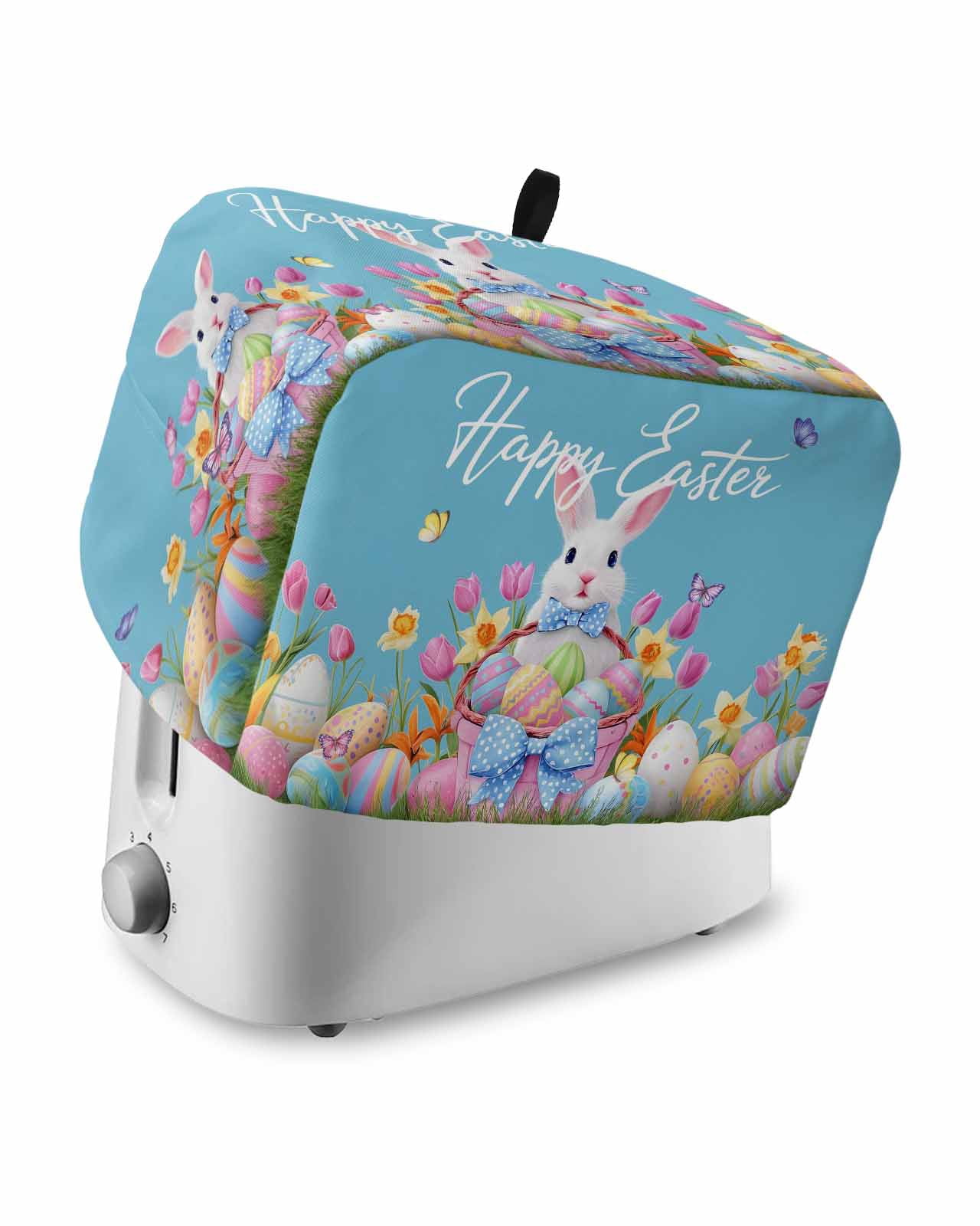 Blue Easter Toaster Cover 2 Slice, Small Kitchen Appliance Covers ...