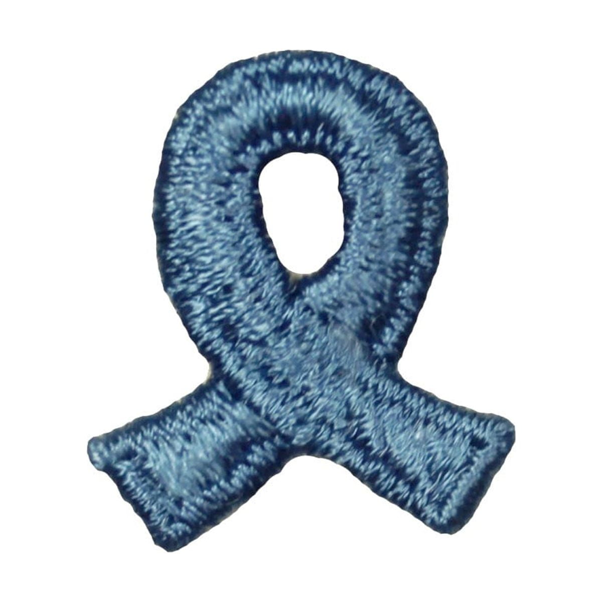 Blue Eating Disorder Awareness Ribbon Patch Support Health Sew On ...