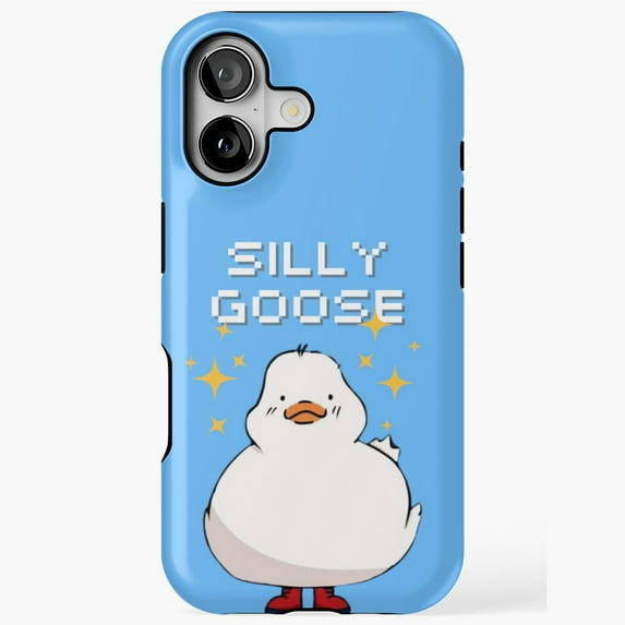 Blue Edition Silly Goose Funny Design iPhone 17 through 11 Pro Max ...