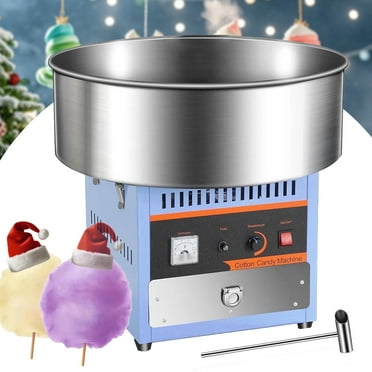 VEVOR Electric Cotton Candy Machine with Cart, 1000W Commercial Floss ...