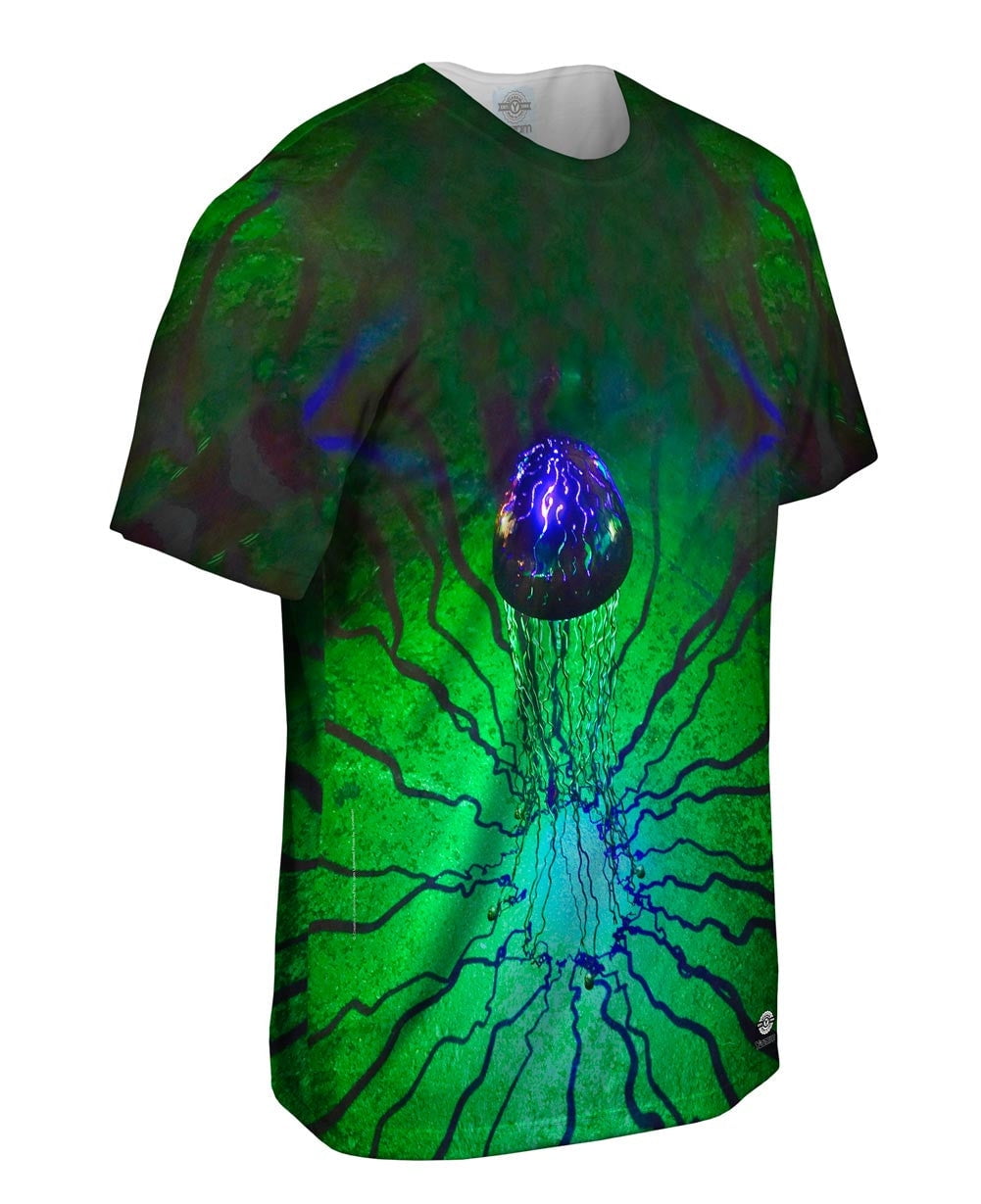 Blue Electric Jelly Fish Mens T-Shirt All Over Print - Walmart.com